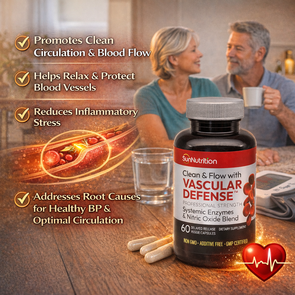 Vascular Defense: Support Your Vascular Health Naturally – SunNutrition