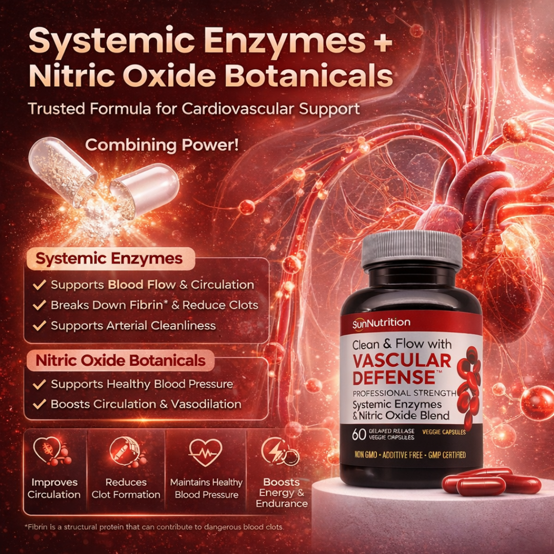 Vascular Defense: Support Your Vascular Health Naturally – SunNutrition